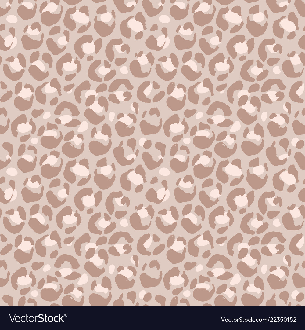 Leopard print seamless pattern Royalty Free Vector Image