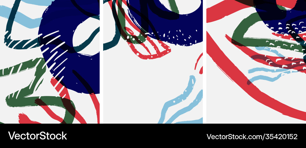 Social media abstract backgrounds abstract hand Vector Image