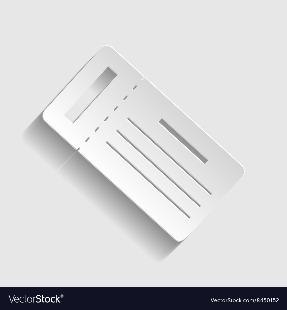 Ticket simple icon Royalty Free Vector Image - VectorStock