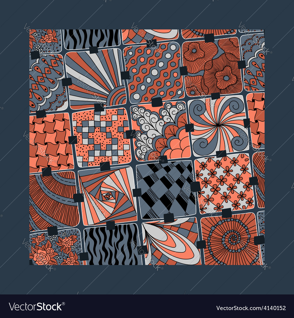 Varicolored pattern entangle Royalty Free Vector Image