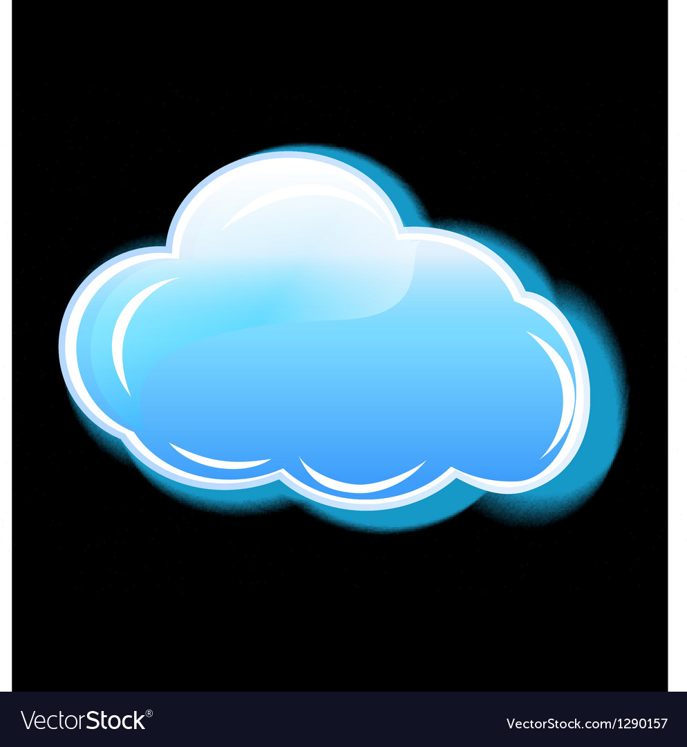 Cloud icon Royalty Free Vector Image - VectorStock