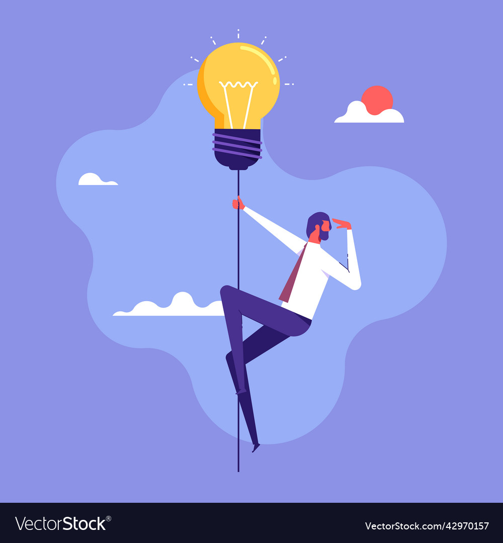 Creative thinking concept Royalty Free Vector Image