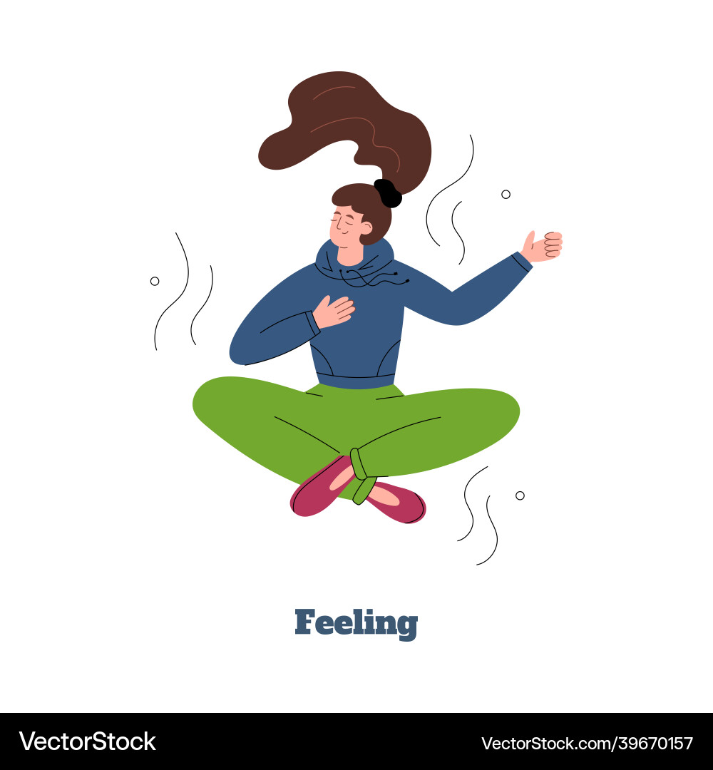 Feeling person of mbti types or models system Vector Image