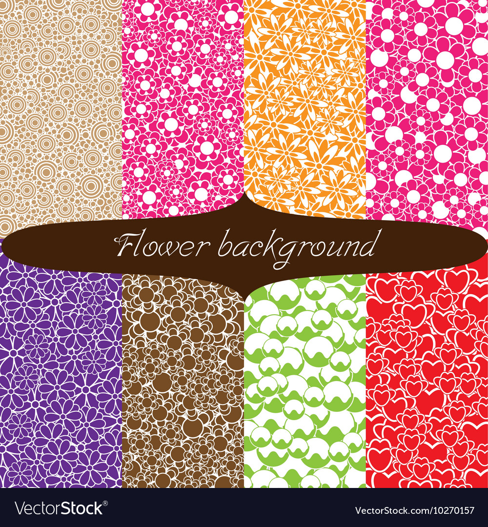 Flower background Royalty Free Vector Image - VectorStock