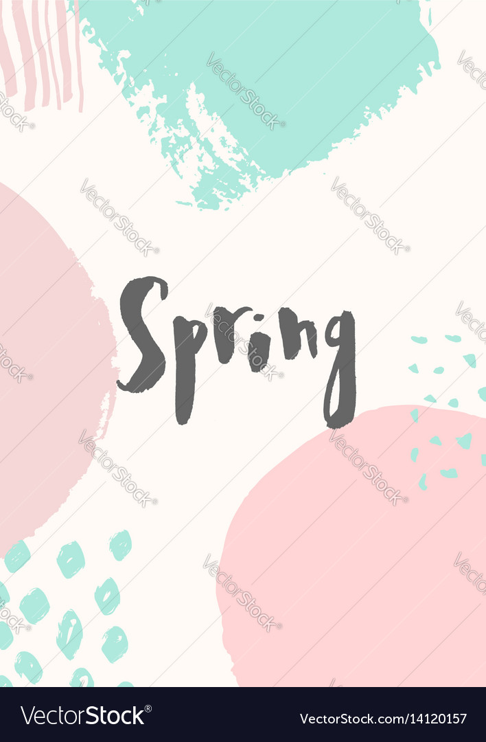 Hello spring design Royalty Free Vector Image - VectorStock