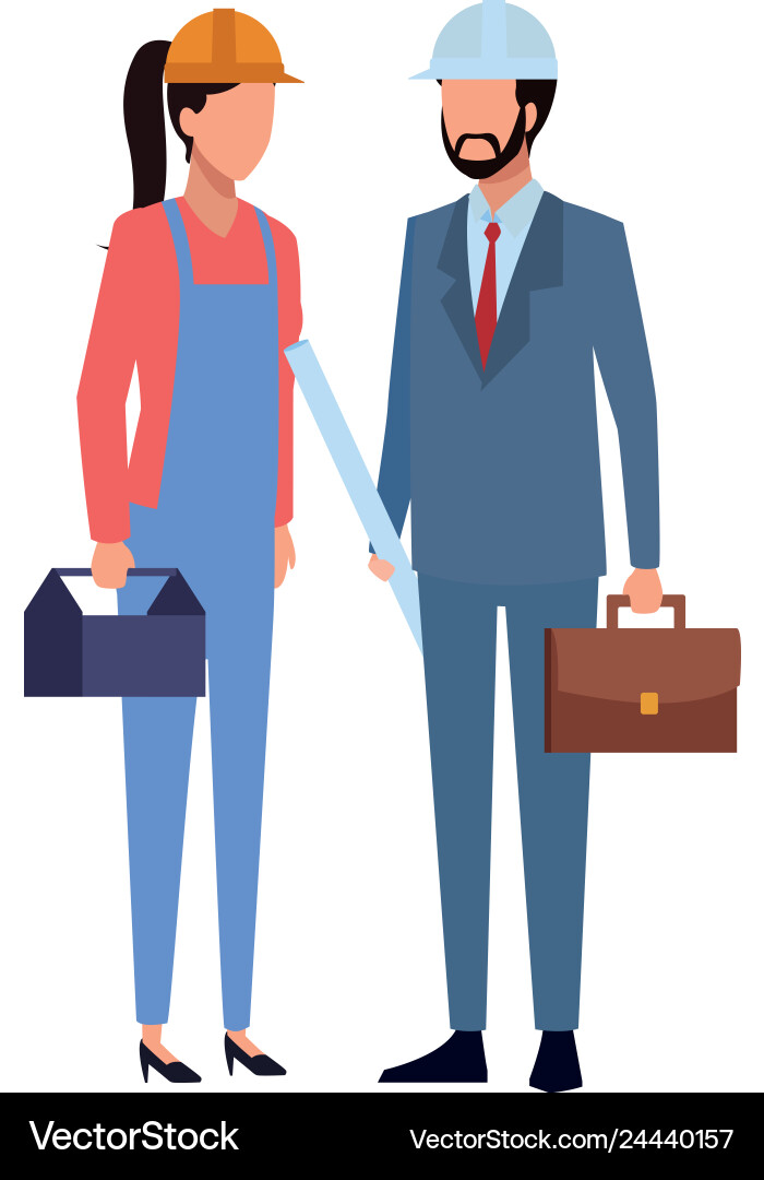 Jobs and professions avatar Royalty Free Vector Image