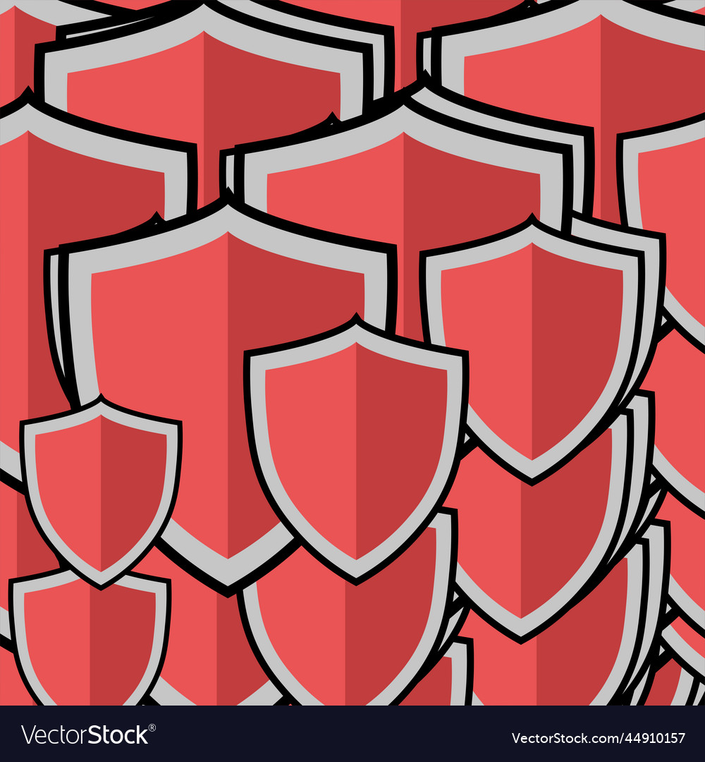 Shield pattern Royalty Free Vector Image - VectorStock