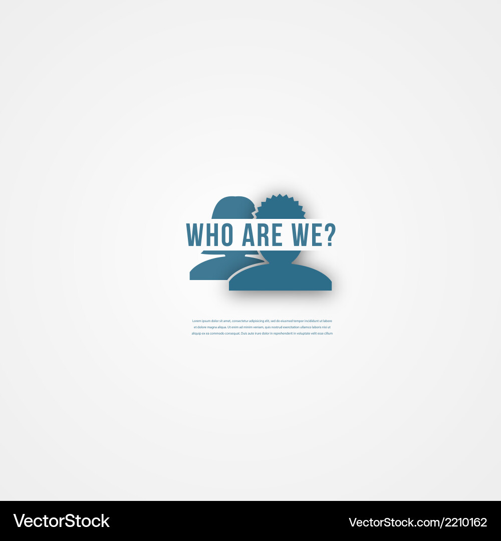 Abstract people template family icon Royalty Free Vector