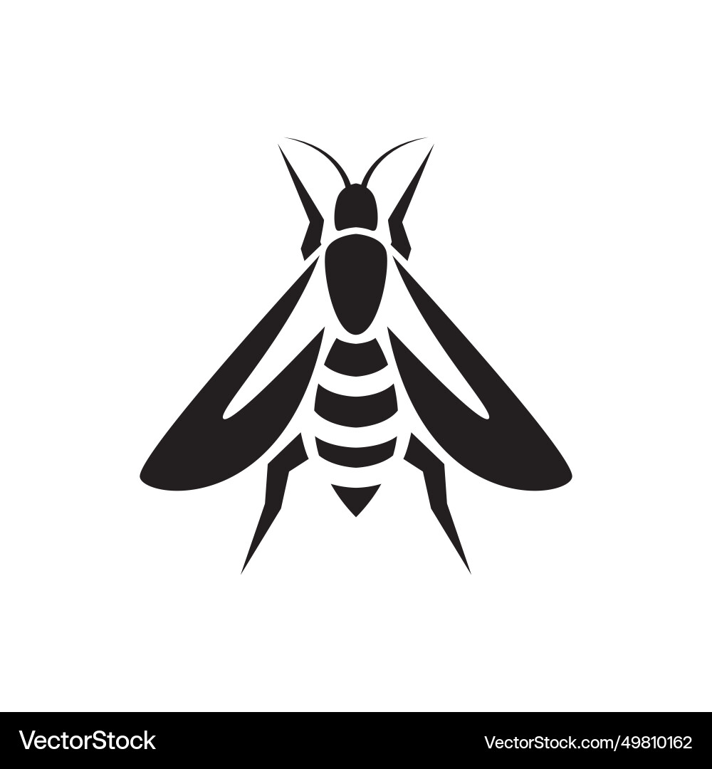 Animal insect icon logo design Royalty Free Vector Image