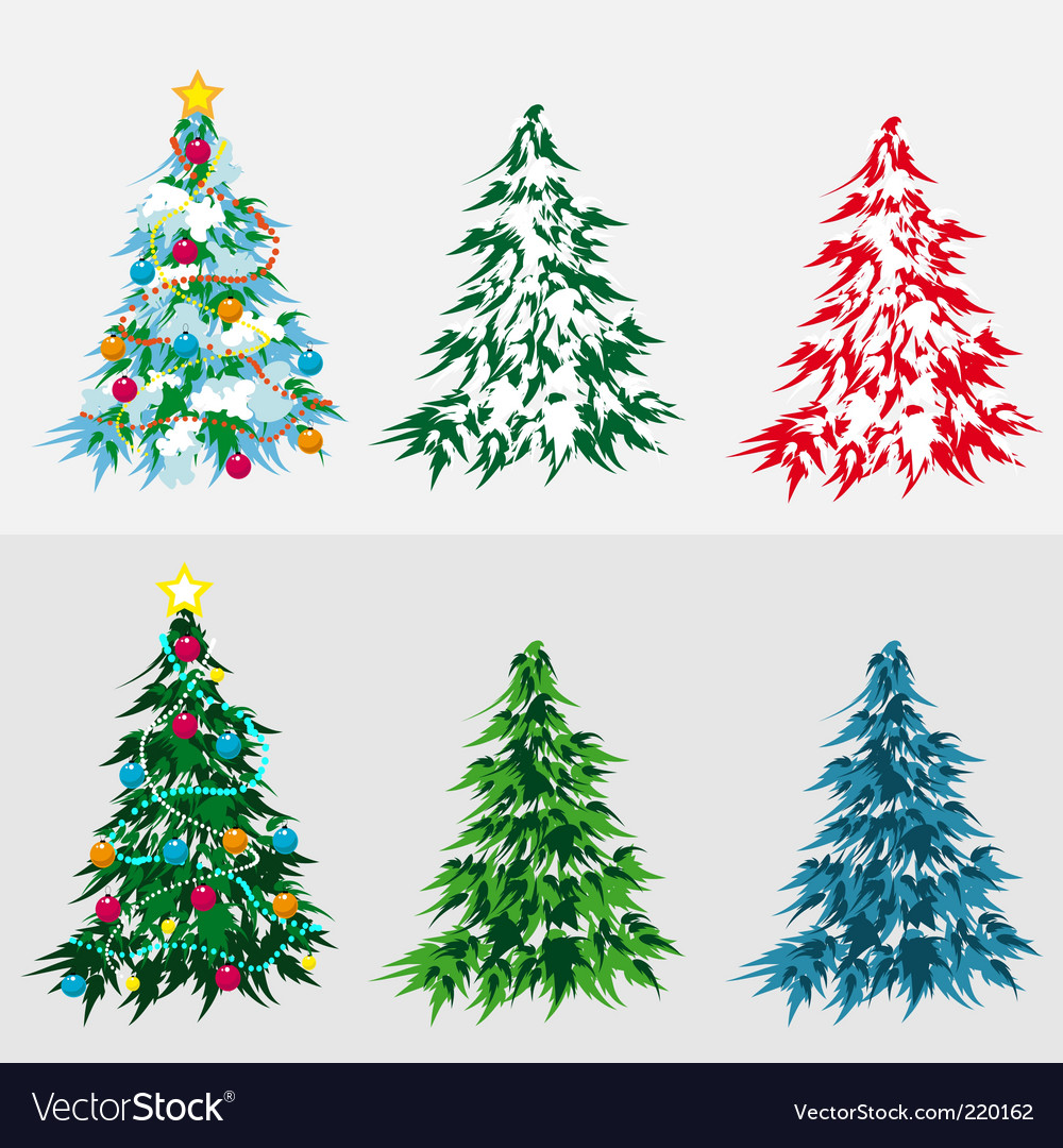 Christmas tree Royalty Free Vector Image - VectorStock
