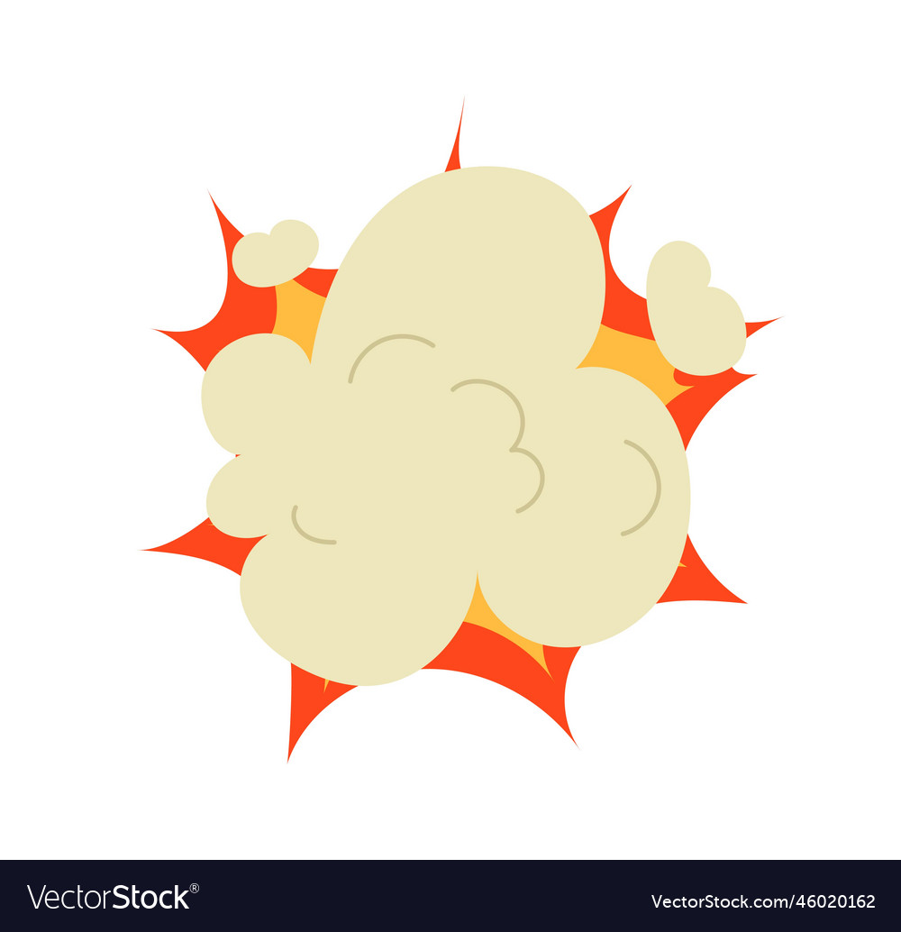 Military explosion icon Royalty Free Vector Image