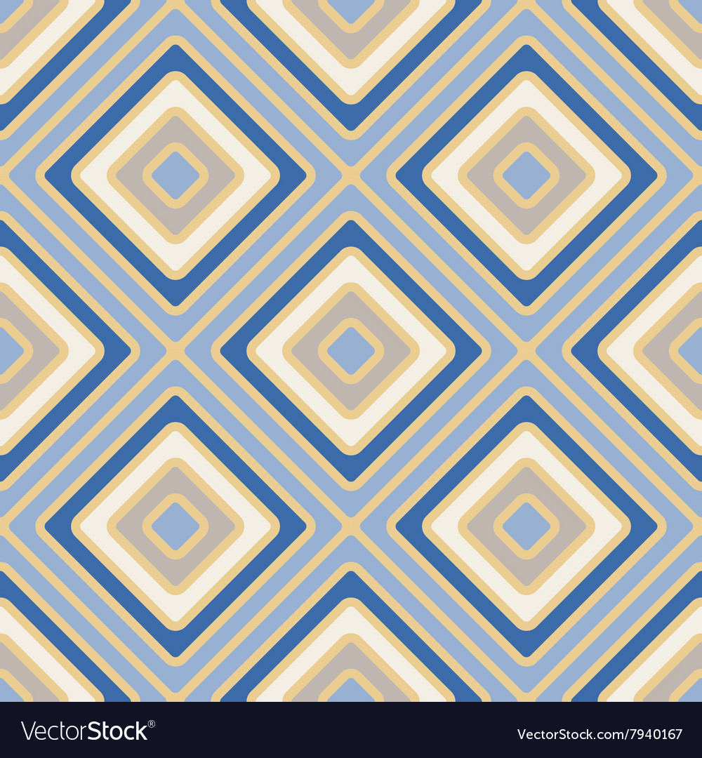 Geometry rhombus seamless pattern Royalty Free Vector Image