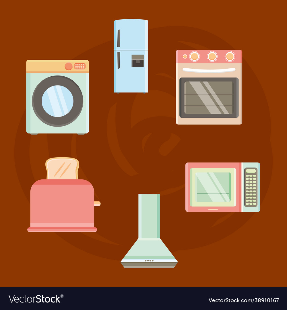 Kitchen devices design Royalty Free Vector Image