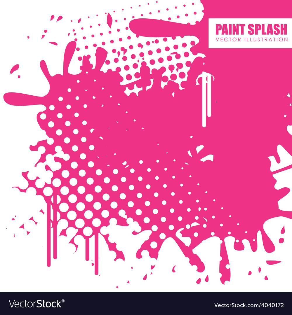 Splash design Royalty Free Vector Image - VectorStock