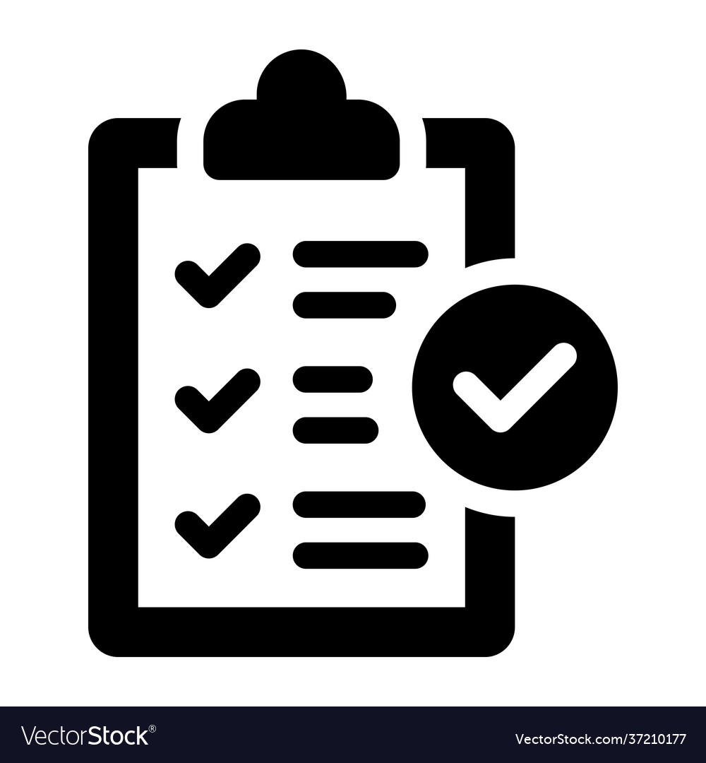 Checklist Royalty Free Vector Image - VectorStock