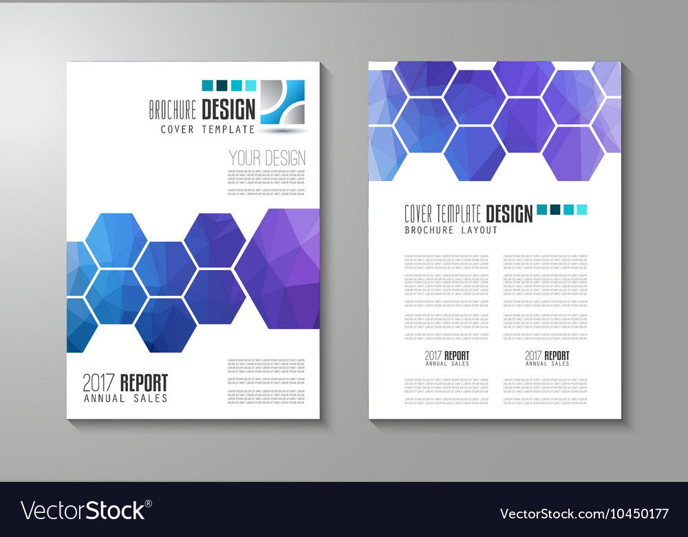 Cover design document template Royalty Free Vector Image