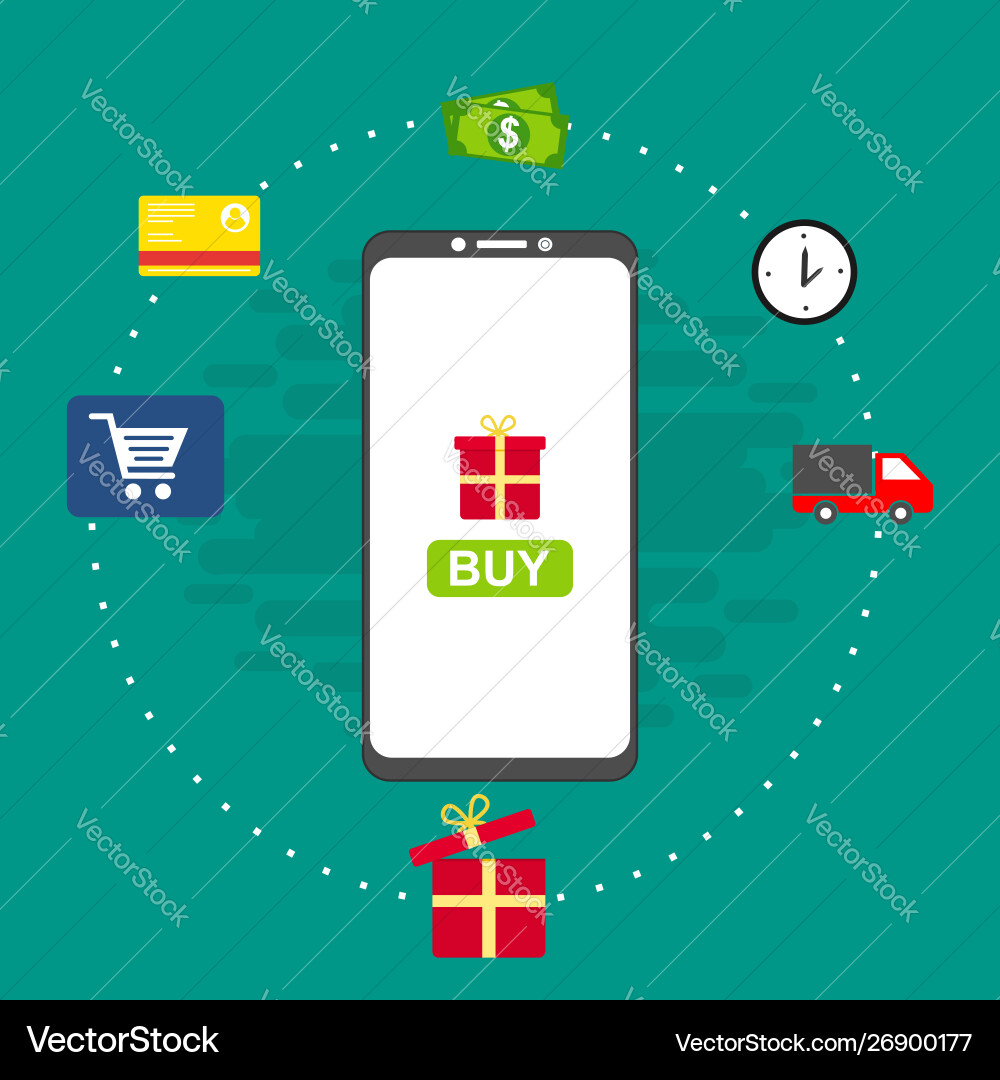 Modern flat design people and business concept Vector Image