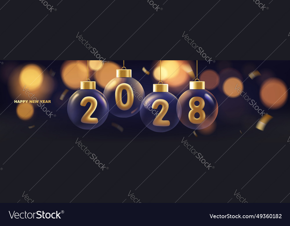 Happy new year 2028 Royalty Free Vector Image - VectorStock Happy new year 2028 Royalty Free Vector Image - VectorStock