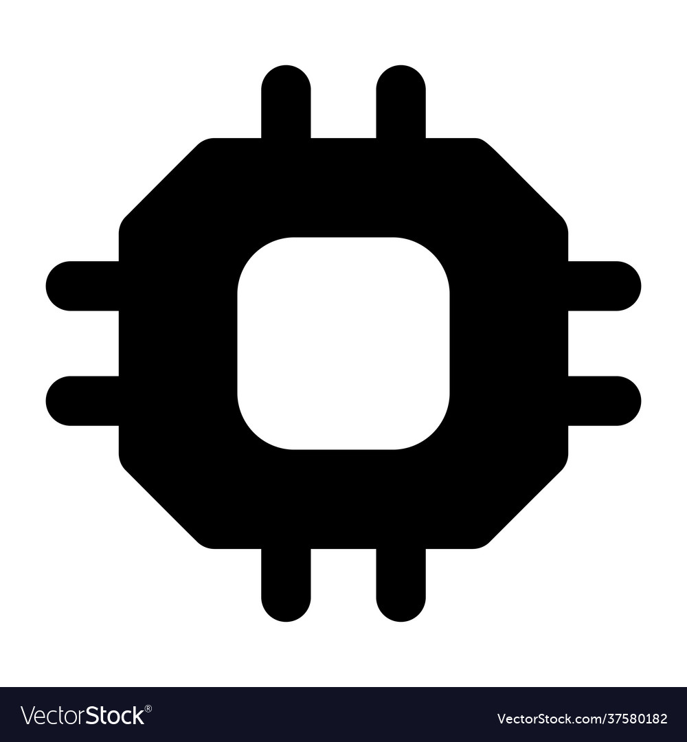 Microchip Royalty Free Vector Image - VectorStock