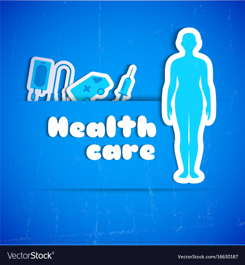 Health care background Royalty Free Vector Image