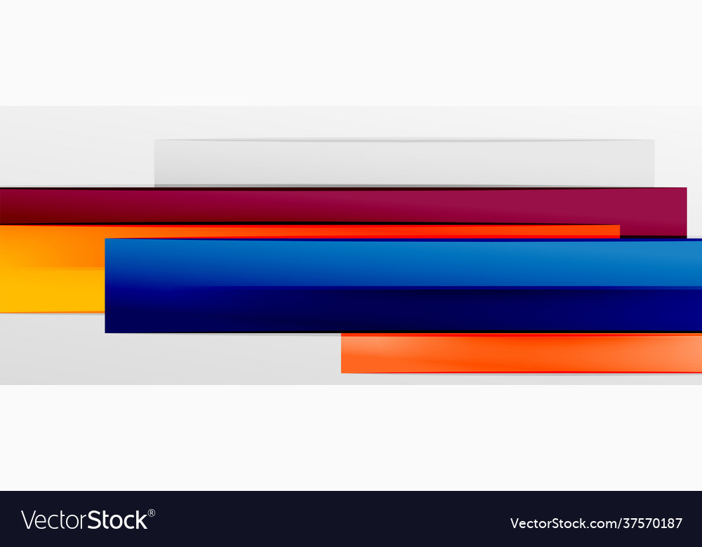 Multicolored lines background design template Vector Image
