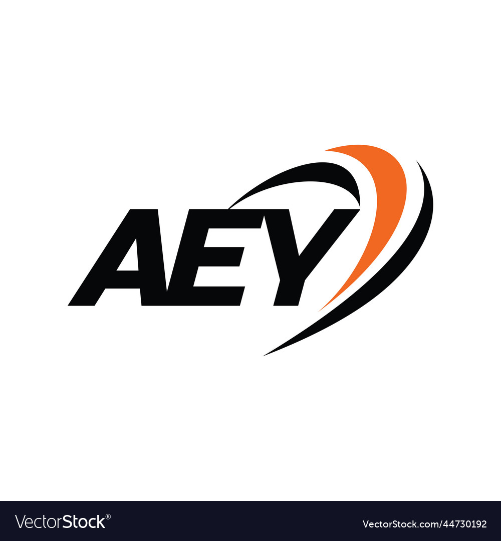 Aey monogram logo Royalty Free Vector Image - VectorStock