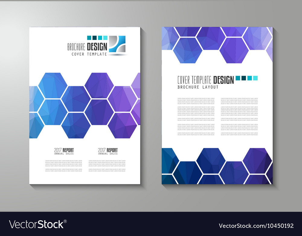 Cover design document template Royalty Free Vector Image