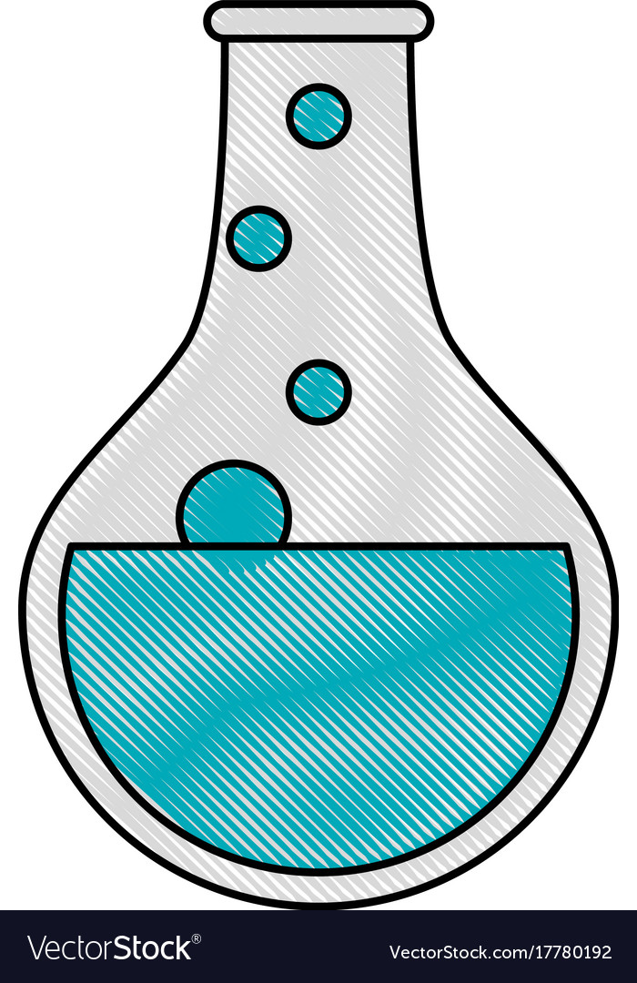 Round bottom flask icon image Royalty Free Vector Image