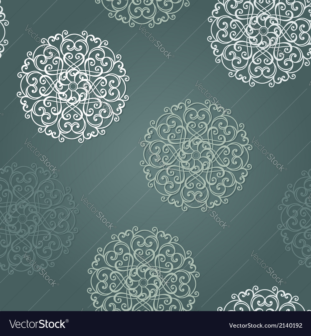 Seamless ornate pattern Royalty Free Vector Image