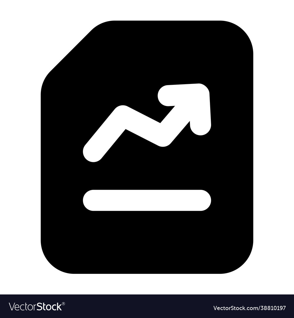 Analytical report Royalty Free Vector Image - VectorStock