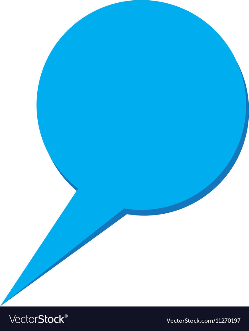 Isolated bubble chat Royalty Free Vector Image