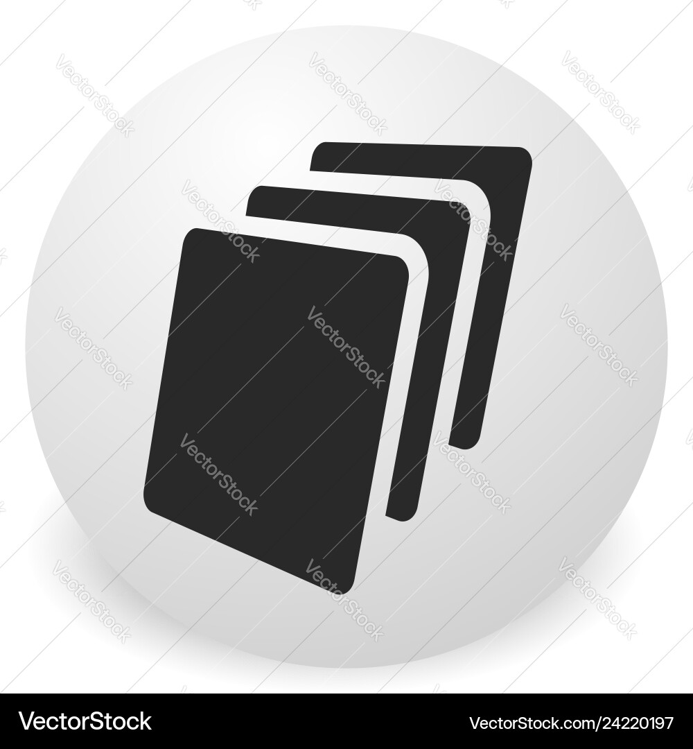 Sheets icon of paper or other material Royalty Free Vector