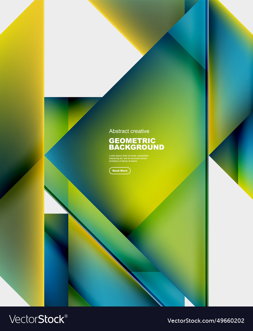 Gradient triangles abstract background Royalty Free Vector