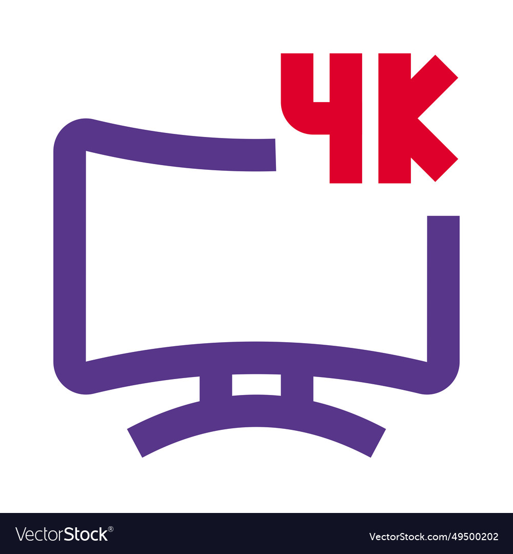 High-resolution display for clear visuals Vector Image