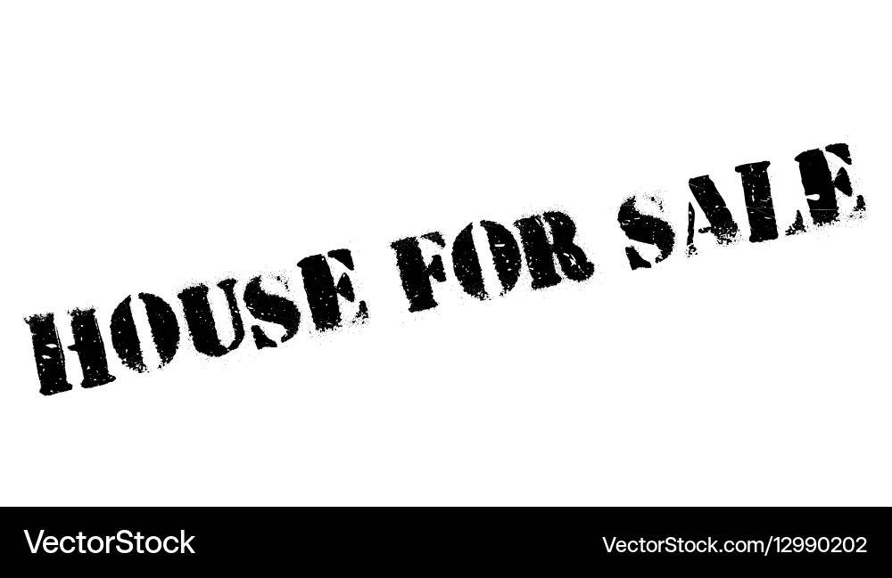 House for sale rubber stamp Royalty Free Vector Image
