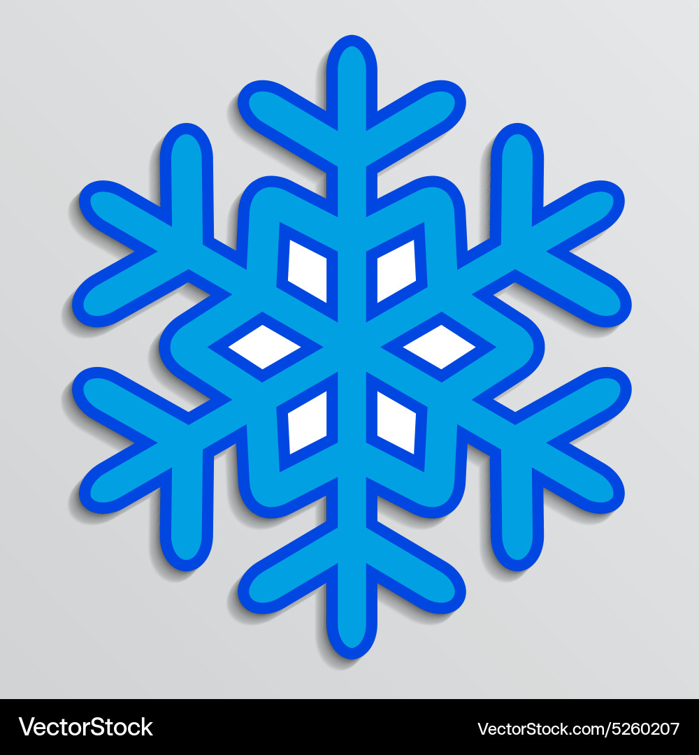 Abstract snowflakes Royalty Free Vector Image - VectorStock