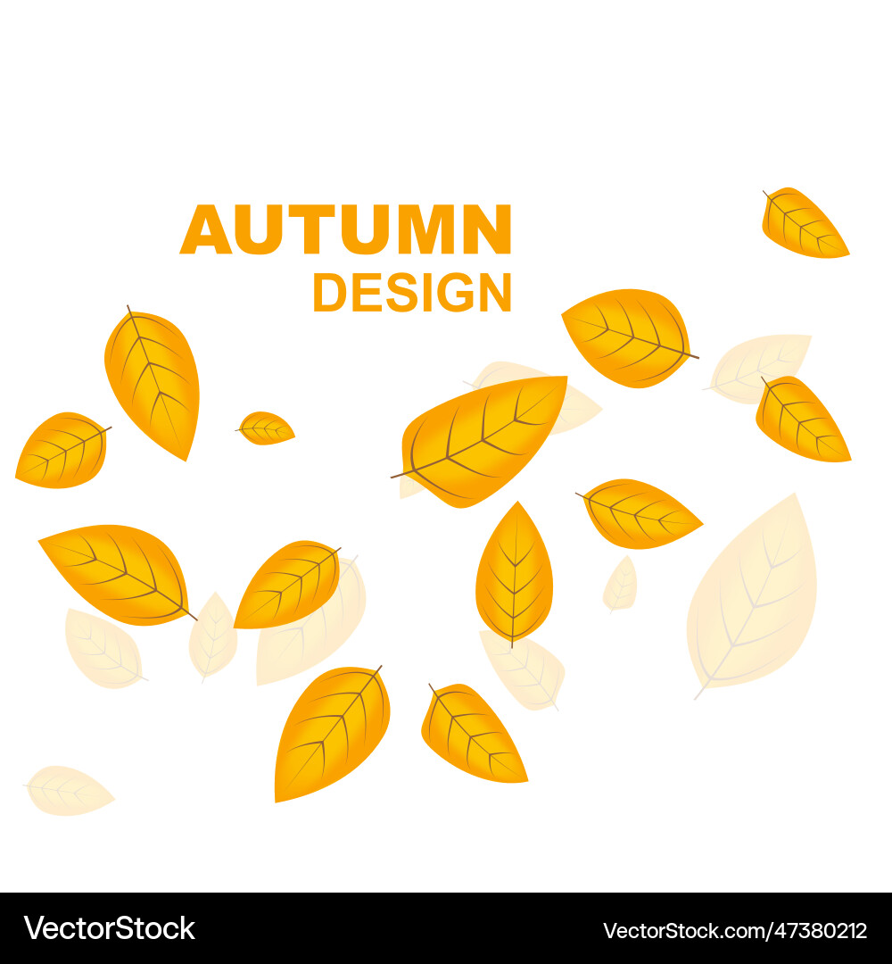 Abstract autumn background Royalty Free Vector Image