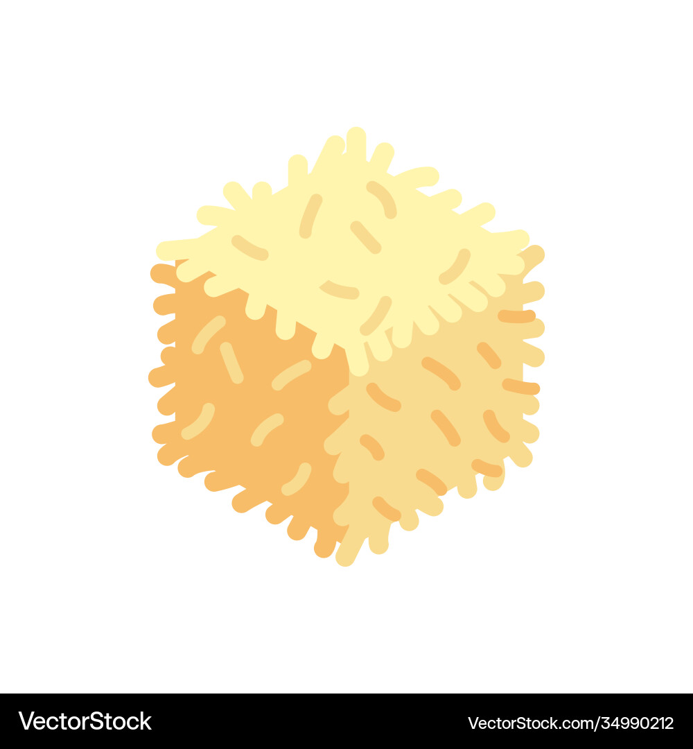 Hay farm icon isolated on white background Vector Image