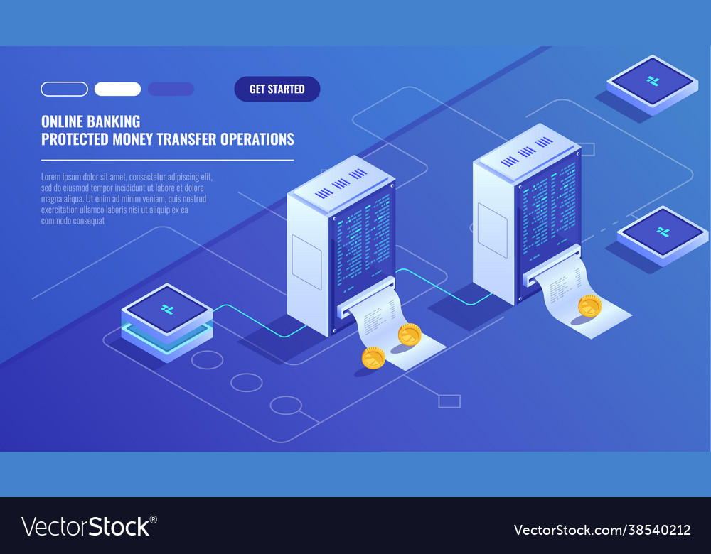 Isometric technology Royalty Free Vector Image
