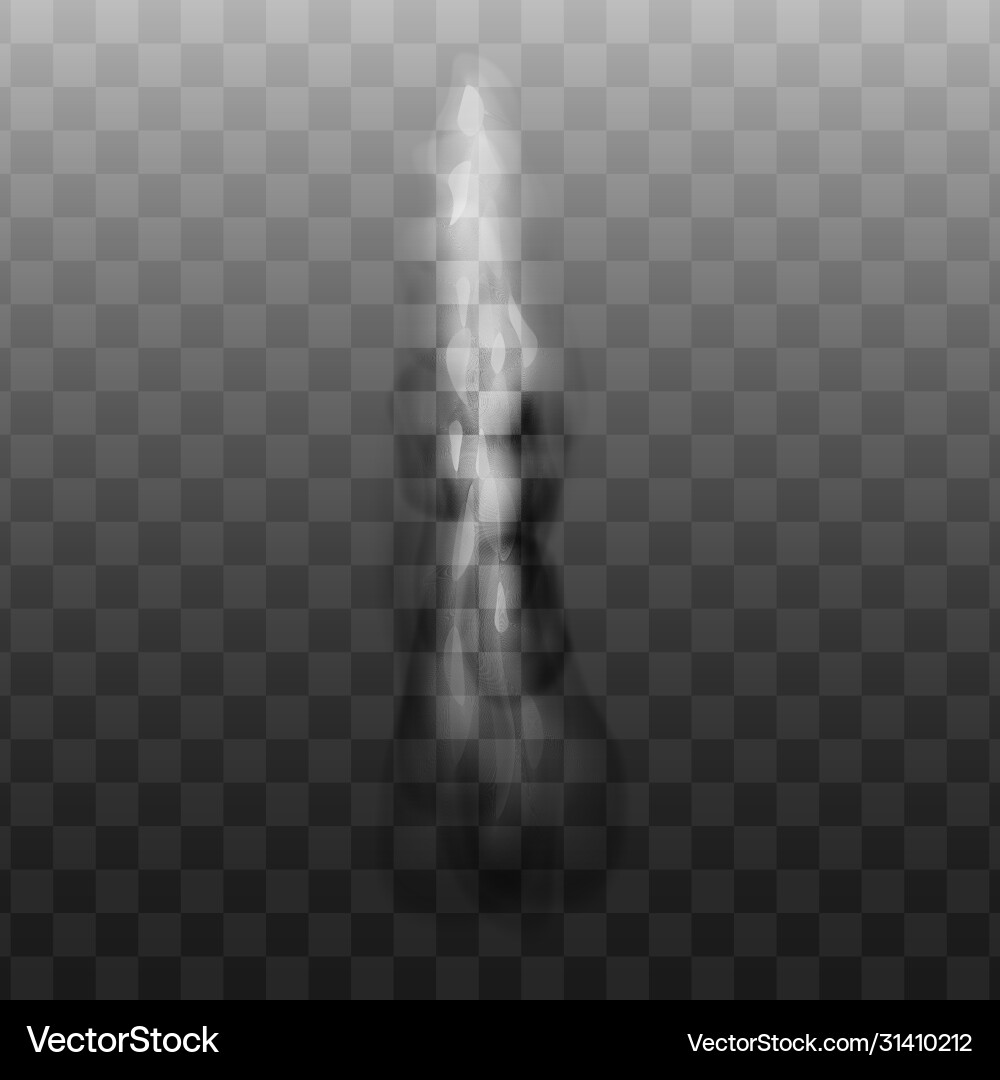 Realistic smoke and jet air cloud from motion Vector Image