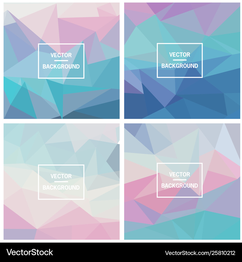 Triangle backgrounds Royalty Free Vector Image