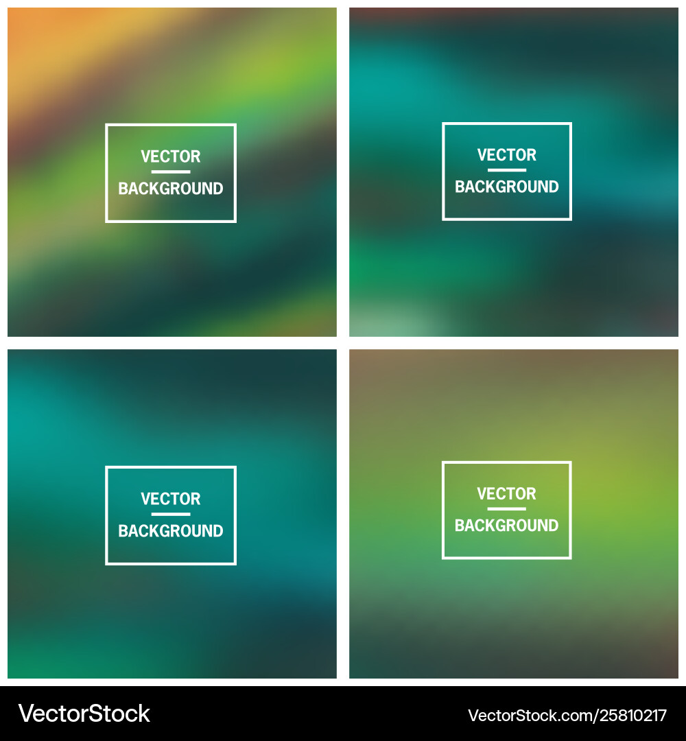 Abstract blurred backgrounds Royalty Free Vector Image