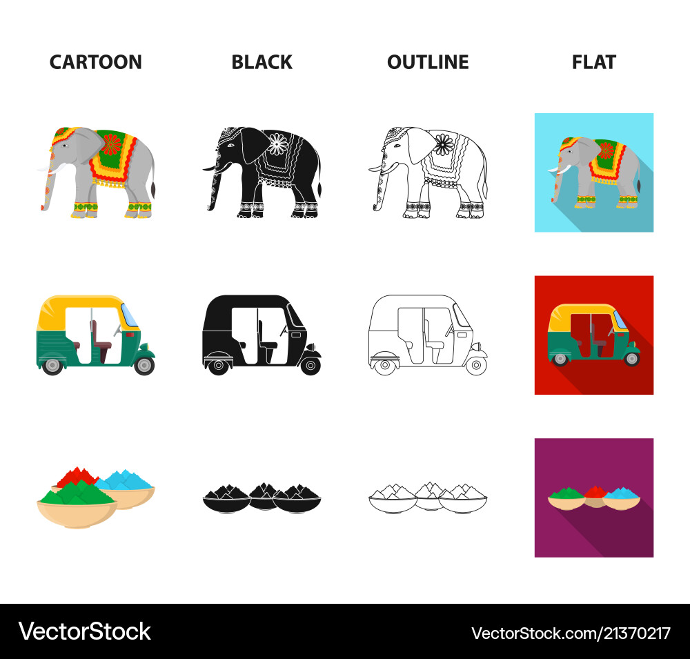 Country india icons Royalty Free Vector Image - VectorStock