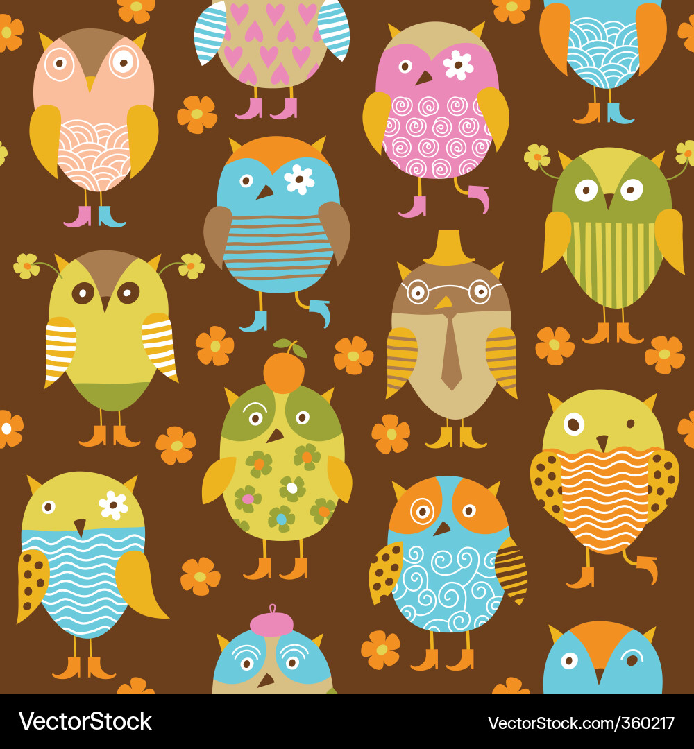 Pattern with birds Royalty Free Vector Image - VectorStock