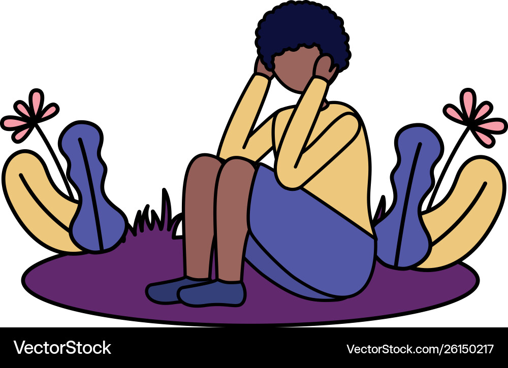 People mental disorder psychological depressed Vector Image