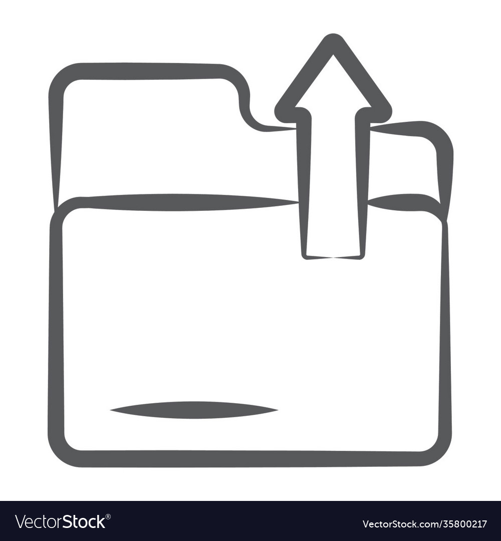 Upload folder Royalty Free Vector Image - VectorStock