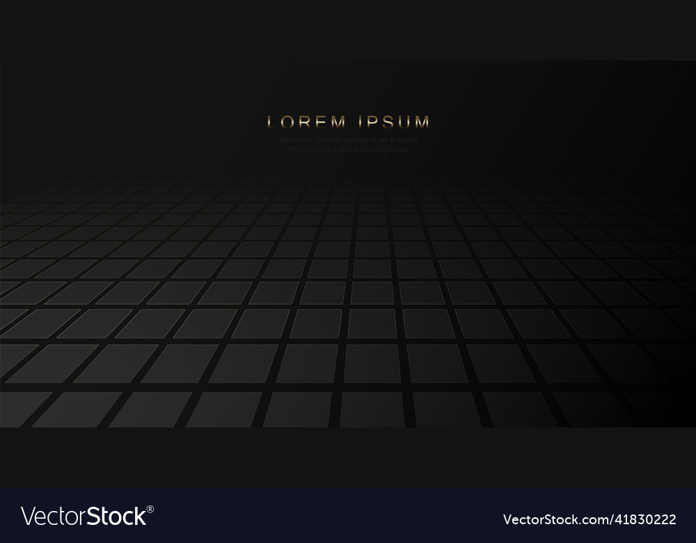 Abstract rectangle background perspective floor Vector Image