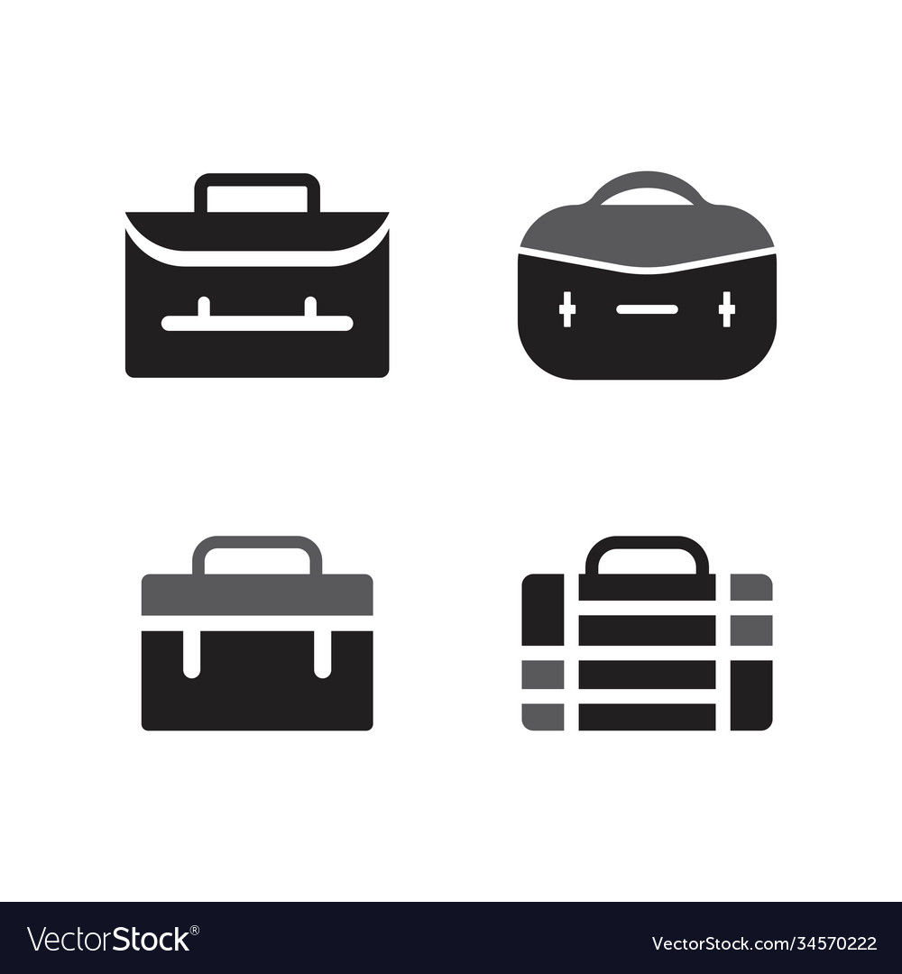 Brief case icon Royalty Free Vector Image - VectorStock