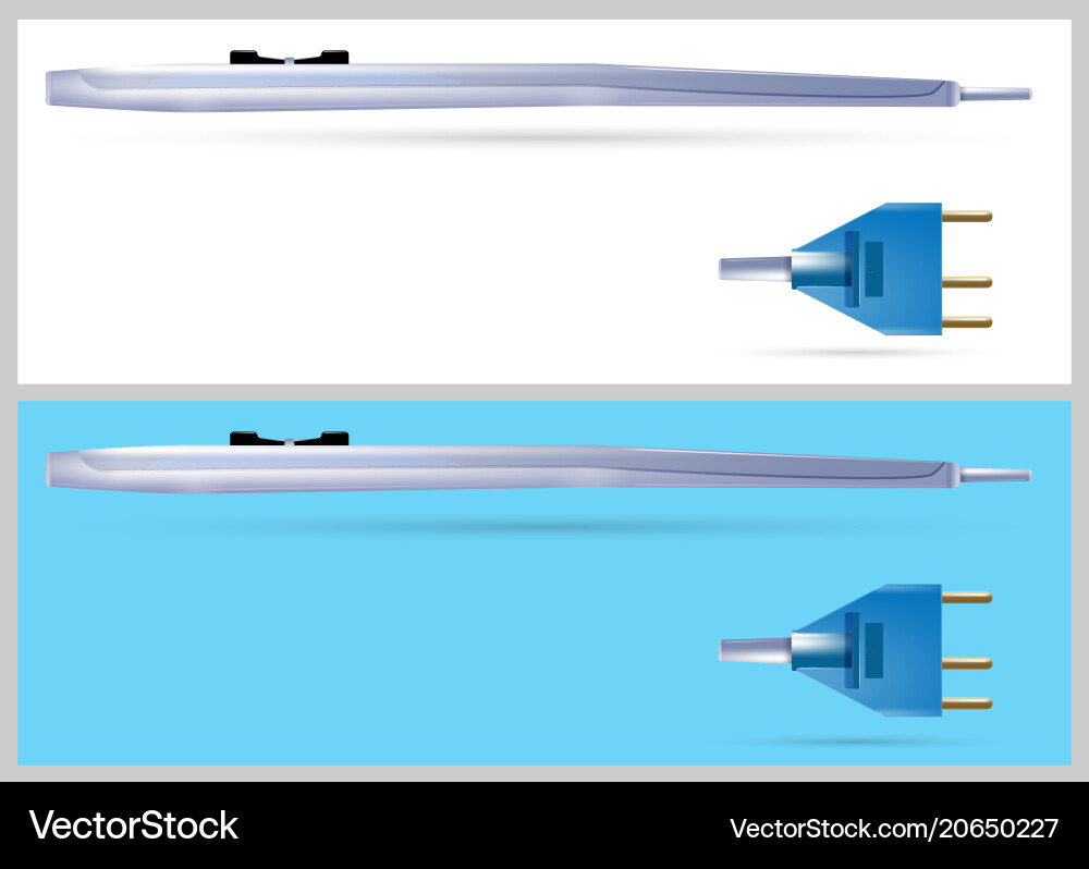 Medical electrosurgical rocker switch pencil Vector Image