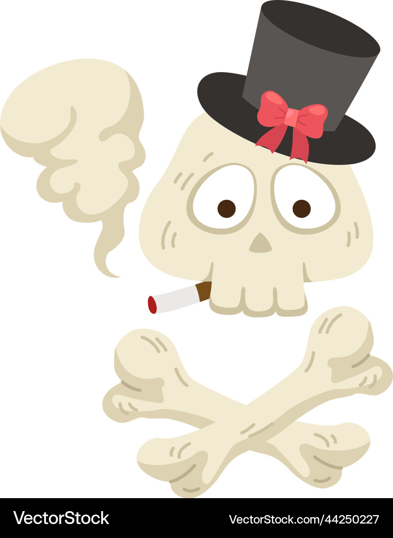 No smoking signsmoking kill you Royalty Free Vector Image